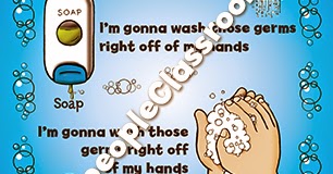 Kidpeople Classroom: I'm Gonna Wash Those Germs– a Freebie for a Song!
