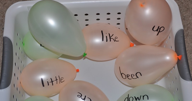 Memorizing the Moments: Sight Words Balloon Pop