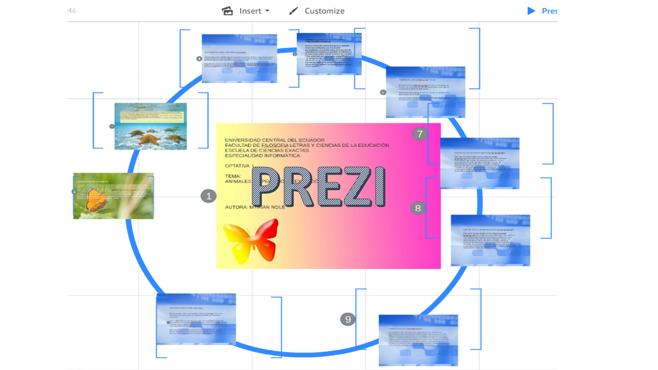 Diez Herramientas para crear presentaciones: PRESENTACIÓN EN PREZI