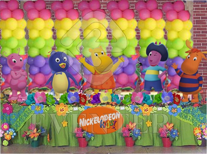 Decoración fiesta de los Backyardigans - Imagui