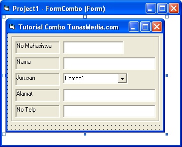 Membuat List ComboBox Yang Diambil Dari Database - Pintar VB | Tutorial Visual Basic