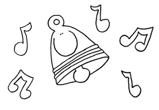 COLOREA TUS DIBUJOS: Campana Musical para colorear
