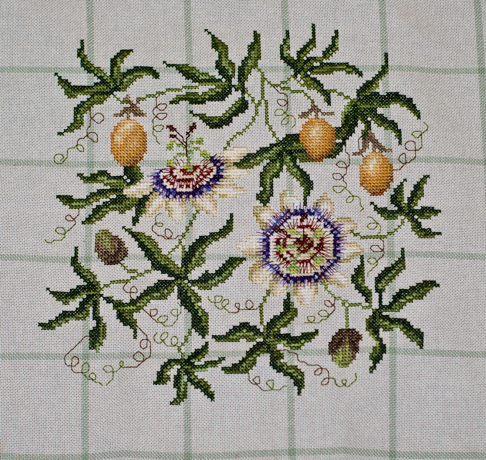 Committed Stitcher: Passiflora Finished!