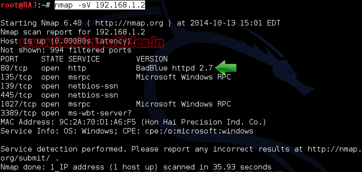 Hack Remote Windows PC using BadBlue Exploit - Hacking Articles Hack Remote Windows PC using BadBlue Exploit - Hacking Articles