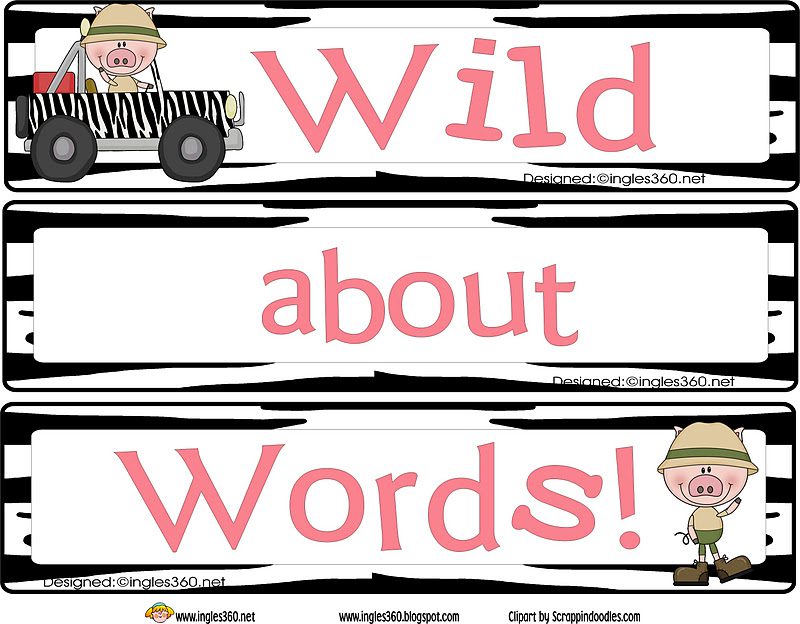 Wild about words! - Classroom Freebies
