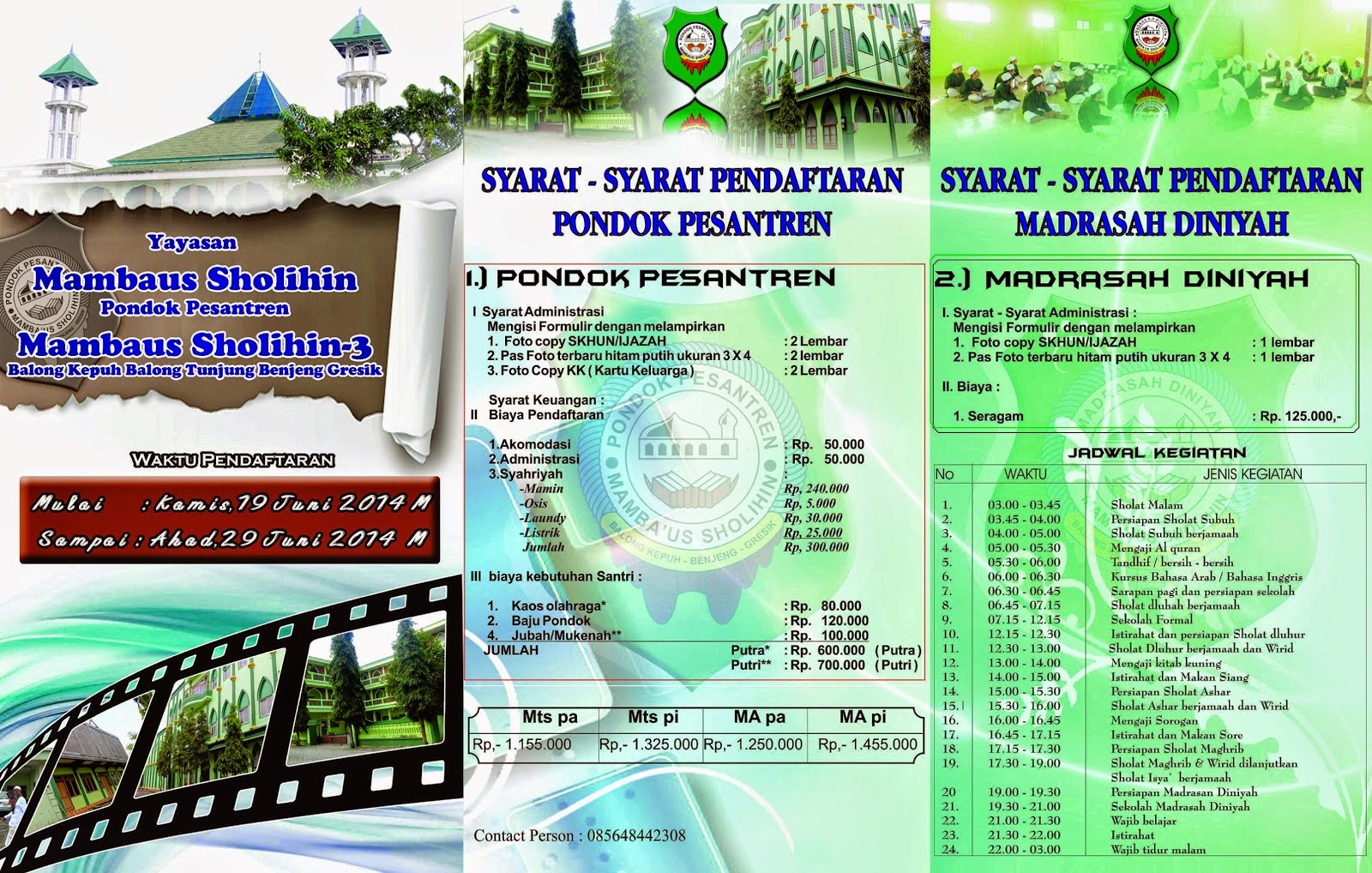 BROSUR PENDAFTARAN SANTRI BARU PONDOK PESANTREN MAMBAUS SHOLIHIN 3 ... BROSUR PENDAFTARAN SANTRI BARU PONDOK PESANTREN MAMBAUS SHOLIHIN 3 ...