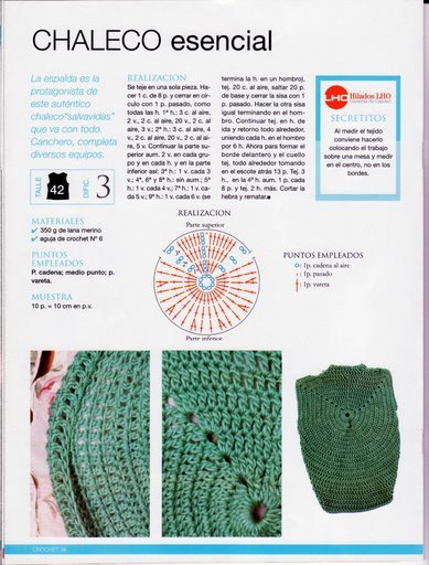 Chalecos circulares tejidos a crochet patrones - Imagui