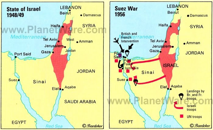 Suez War, 1956: Development and explaination of fighting of Suez, 1956