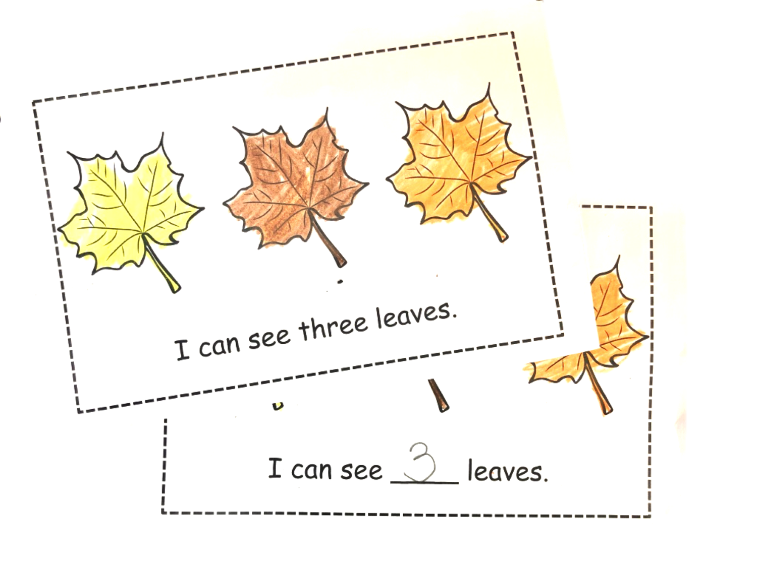 Counting Leaves Fall Emergent Reader {Plus - a FREE Download!} | The ...