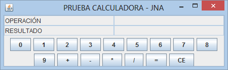 regla puenting dramático calculadora java swing Comprensión Escrutinio Hueso