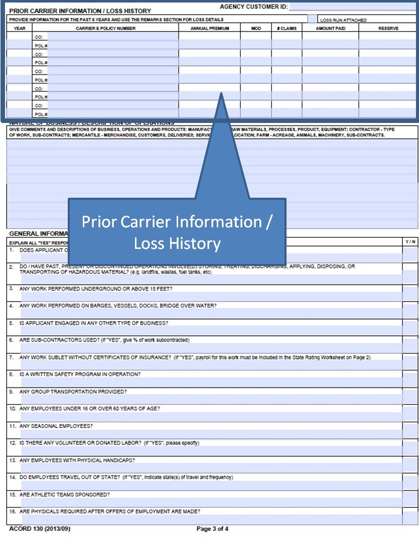 Simply-Easier-ACORD-Forms: ACORD 130 Workers Compensation Application ... Simply-Easier-ACORD-Forms: ACORD 130 Workers Compensation Application ...