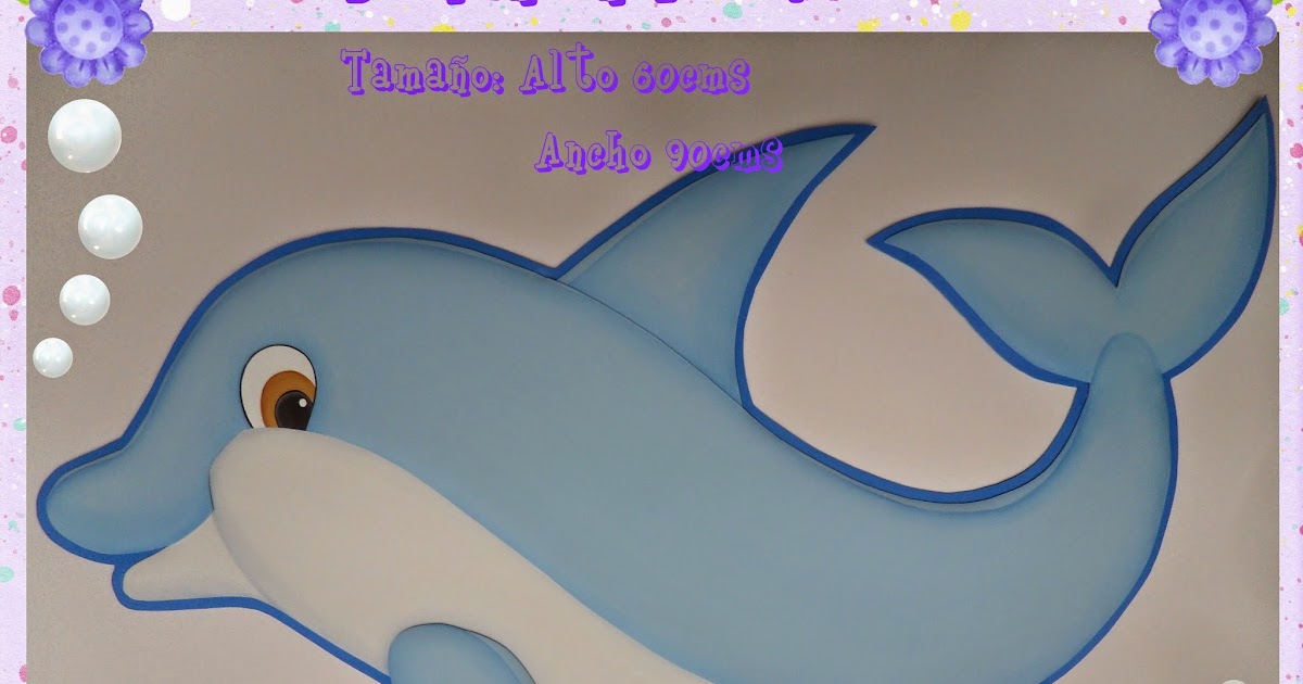 Molde de delfin en foami - Imagui