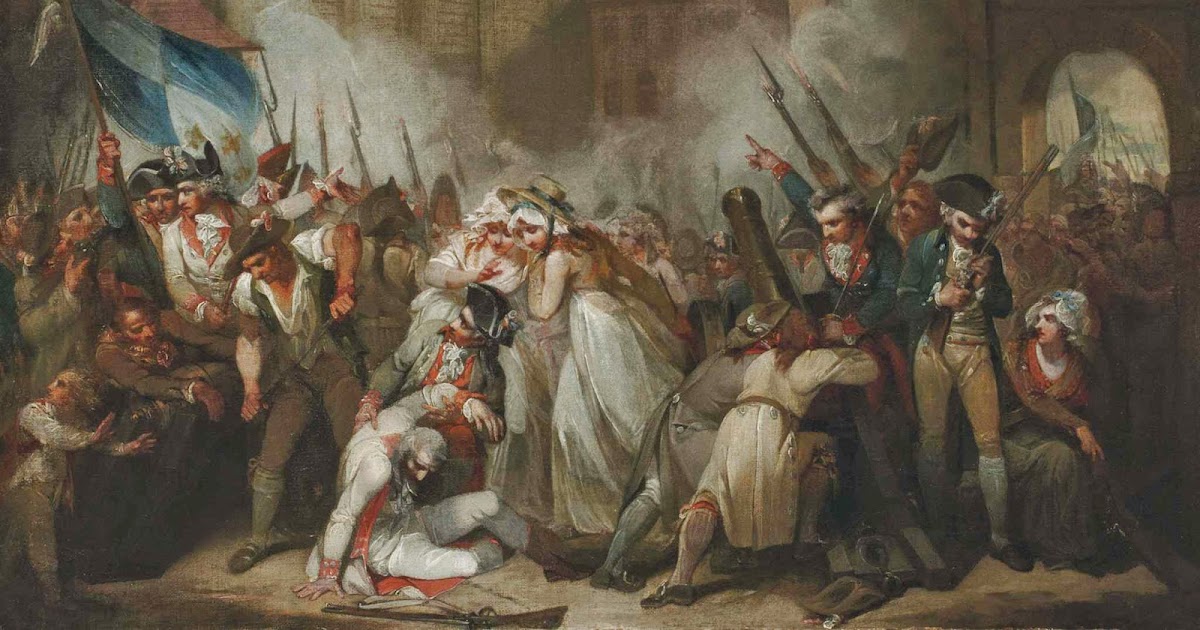 Henry Singleton: The Storming of the Bastille, 14 July 1789 (19th century)