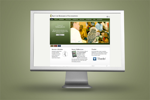 Howell Creative Group | Howell Creative Group Launches the new Raptor Research Foundation Website