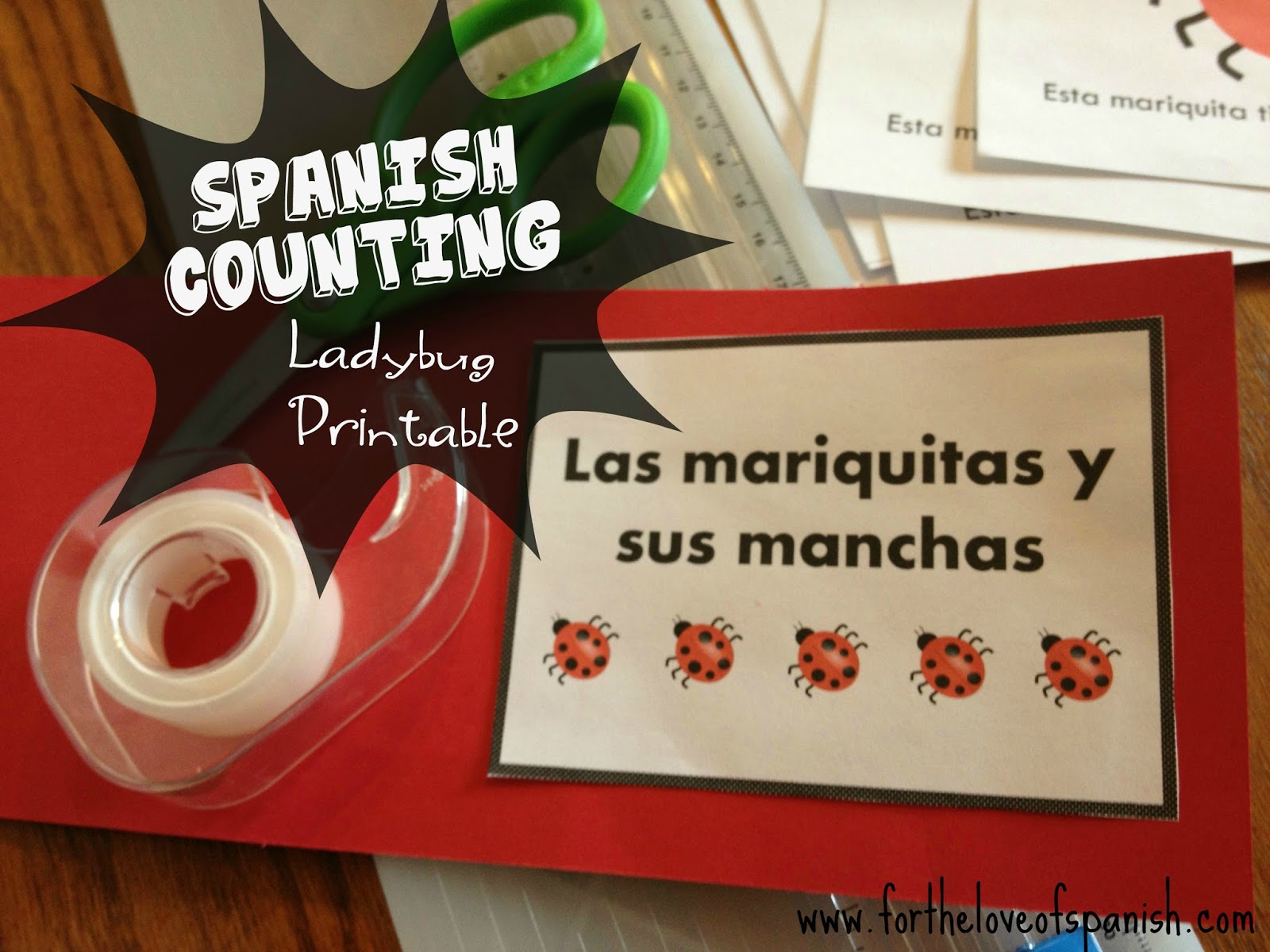 Learn Spanish with Ladybugs // The Ladybugs and Their Spots {FREE ...
