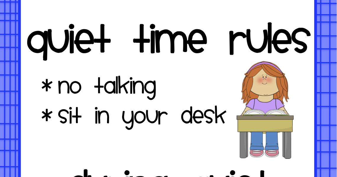 SHHH!!!! It's Quiet Time! - Hippo Hooray for Second Grade!