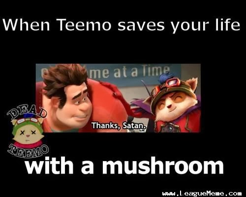 League of Legends Gamer: LOL Jokes: Evil Teemo