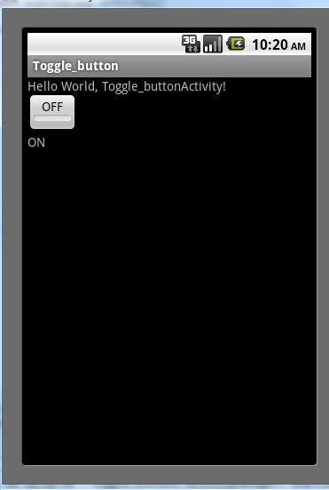 Talk in computer language.: Android toggle button example Talk in computer language.: Android toggle button example