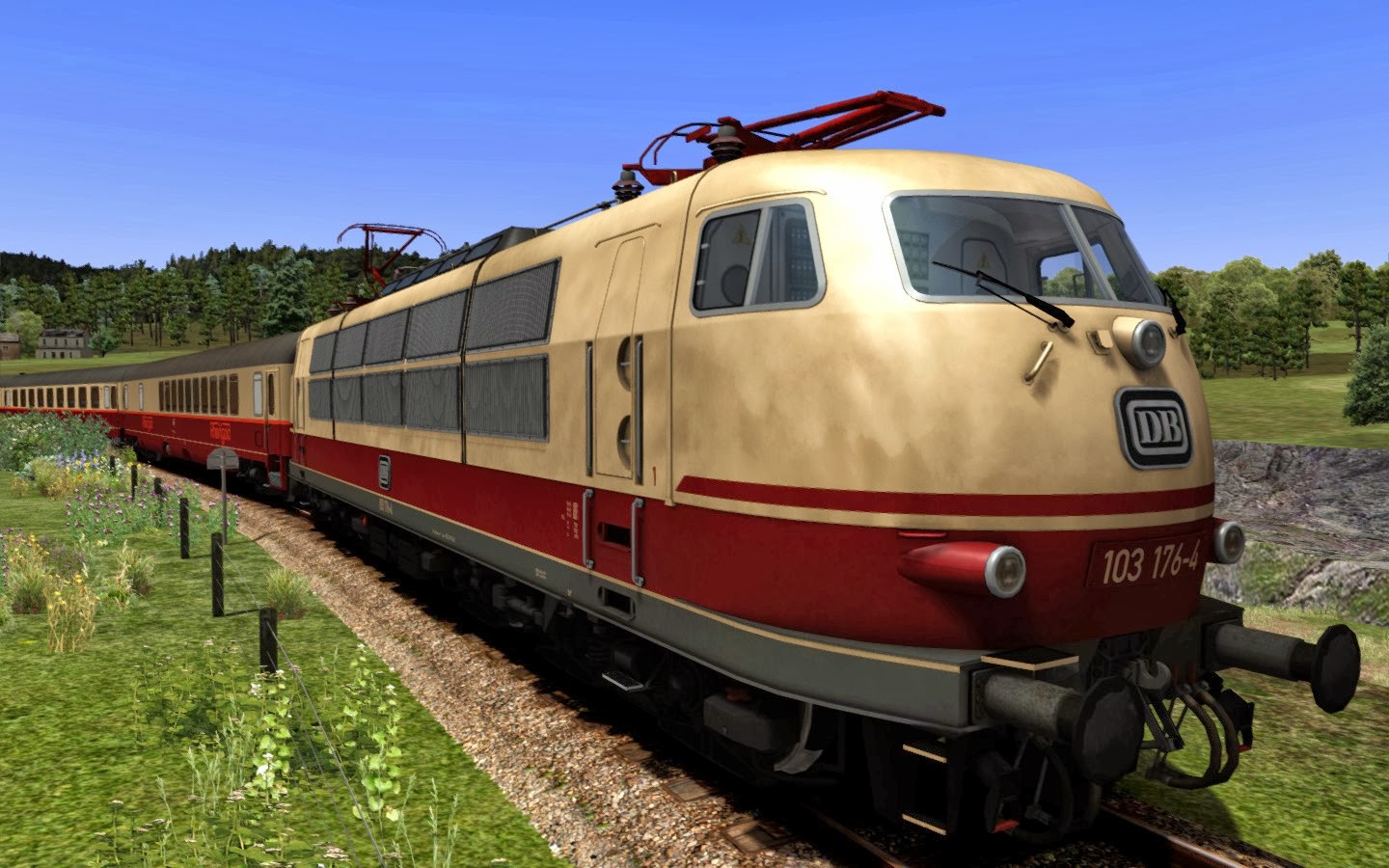Dallas Rail-Sim: Recenzja - VirtualRailroads - BR 103.