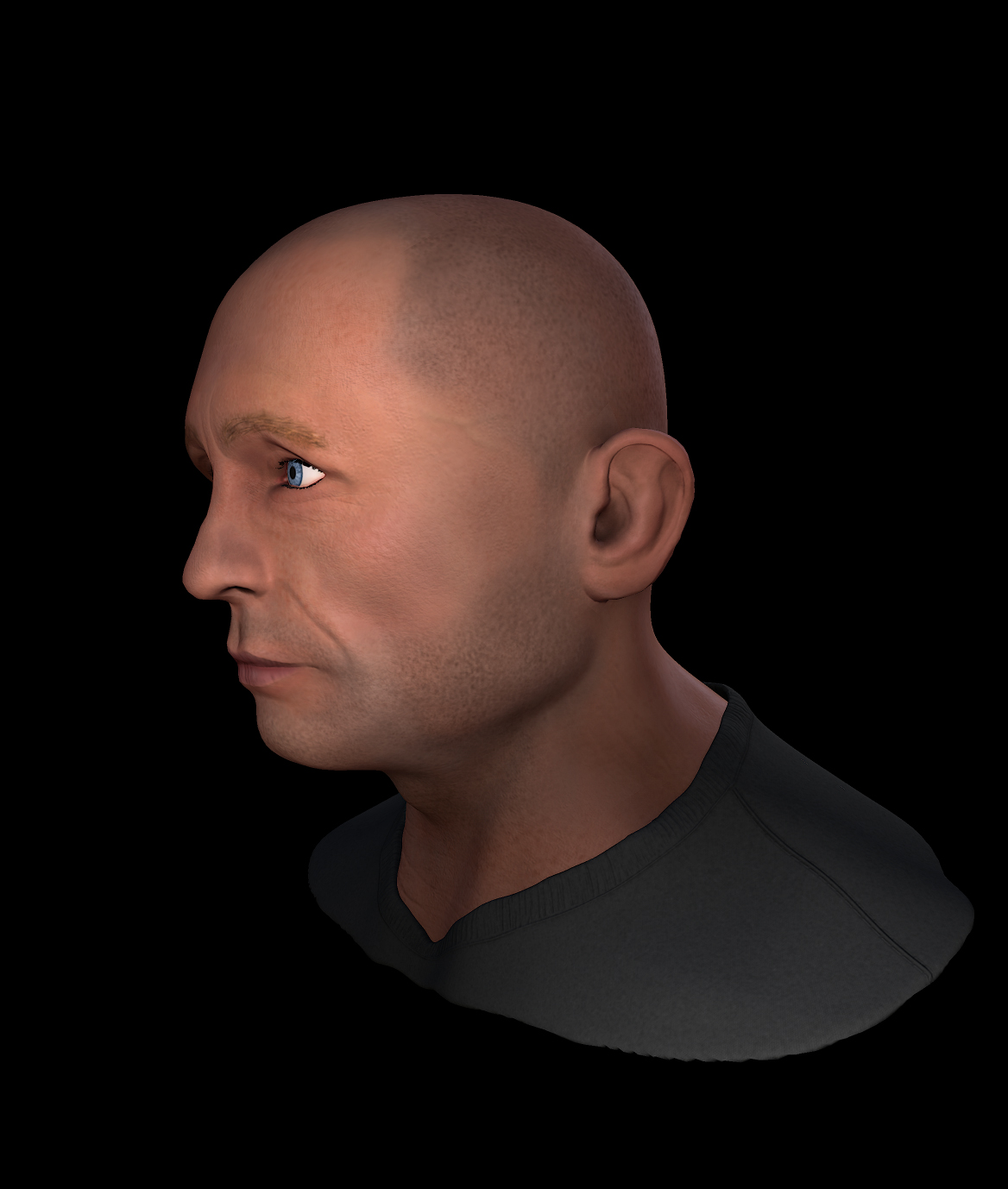 Daniel Craig Bust — polycount