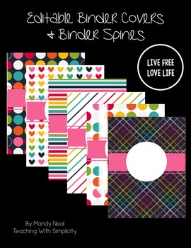 Binder Covers - Classroom Freebies