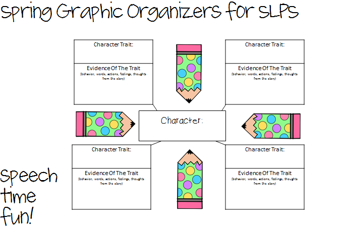 Spring Graphic Organizers for SLPs! - Speech Time Fun: Speech and ...
