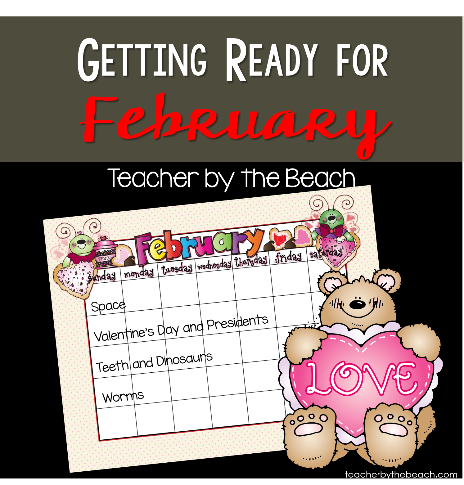 Getting Ready for February in 1st Grade - Themes and Freebies - Teacher ...