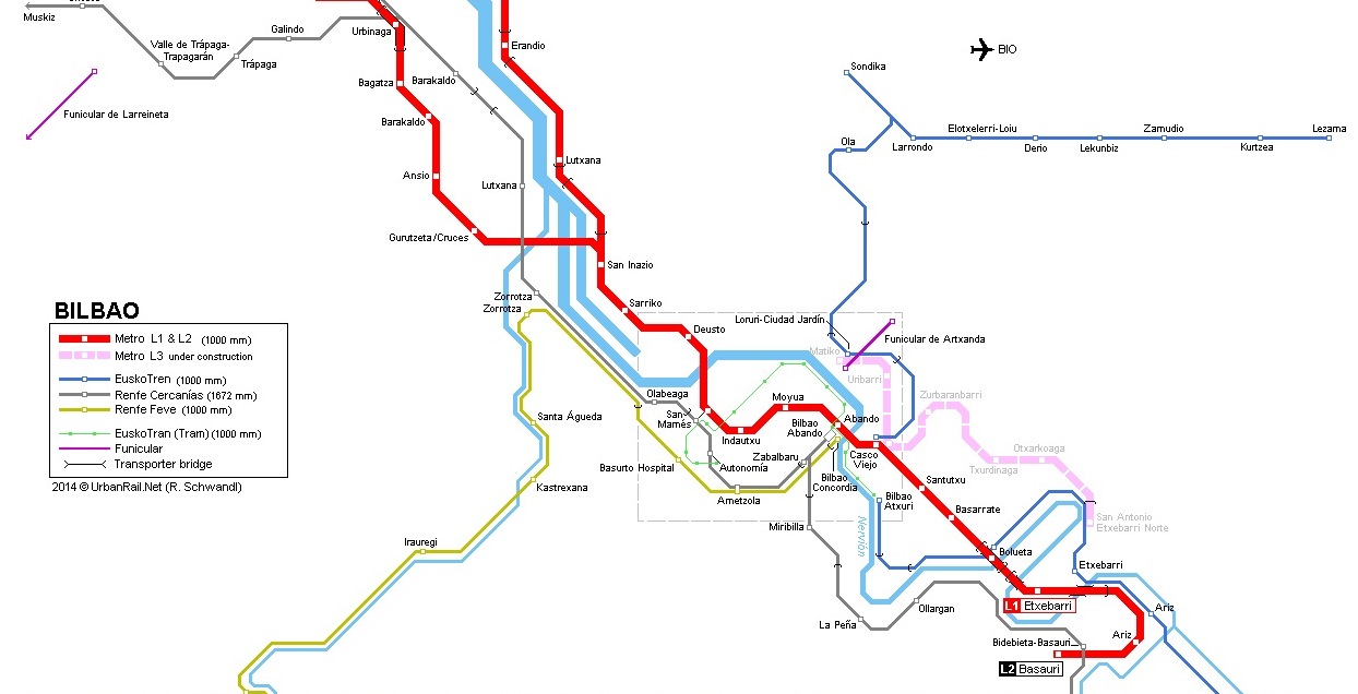 Mapas de metro de ciudades del mundo para descargar e imprimir