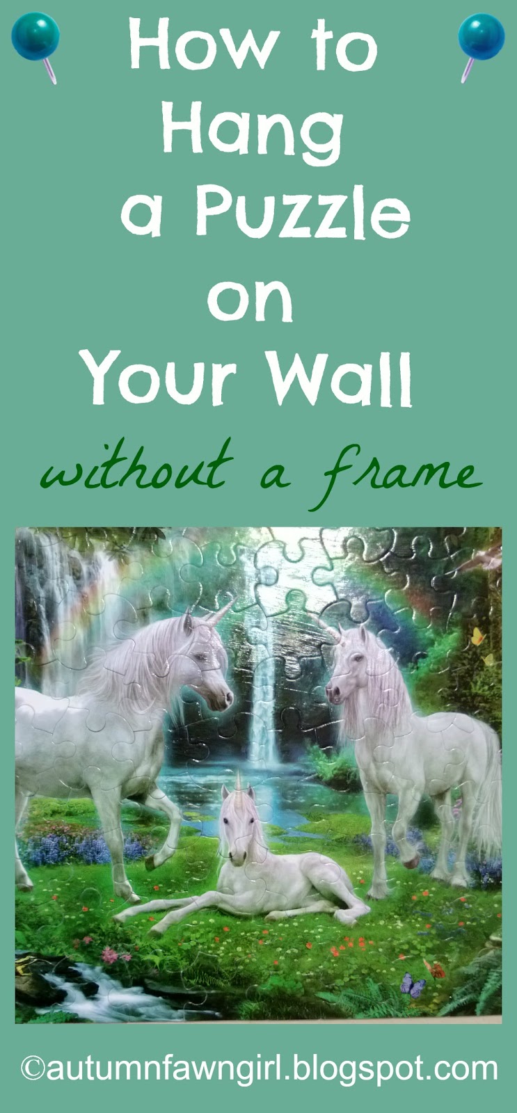 Brandi Raae How To Hang A Puzzle On Your Wall without A Frame brandi-raae-how-to-hang-a-puzzle-on-your-wall-without-a-frame