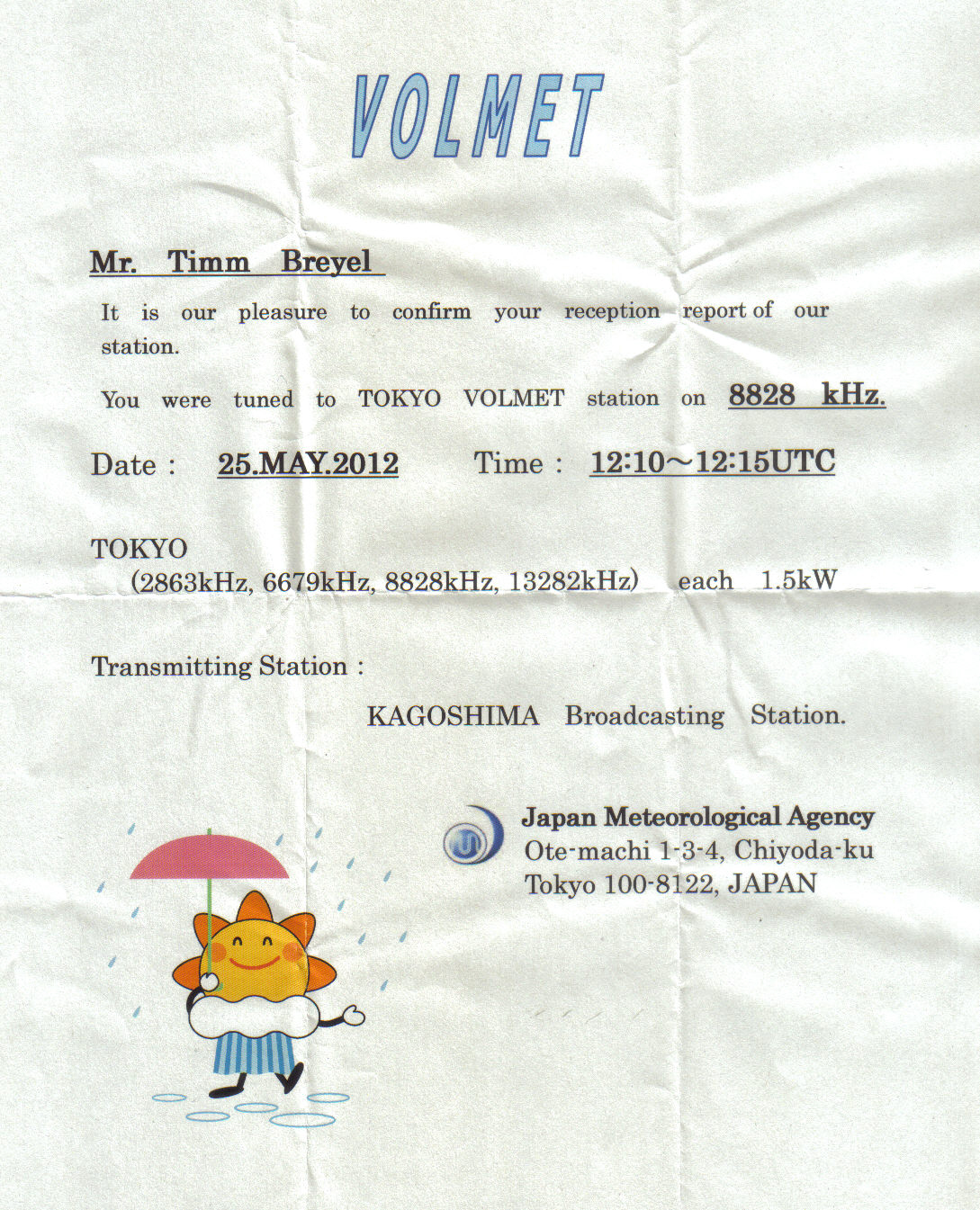 Aviación: ESTACIONES VOLMET- Frecuencias – EA1URO