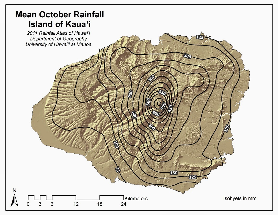 GIS3015 Map Catalog: Isohyet Map