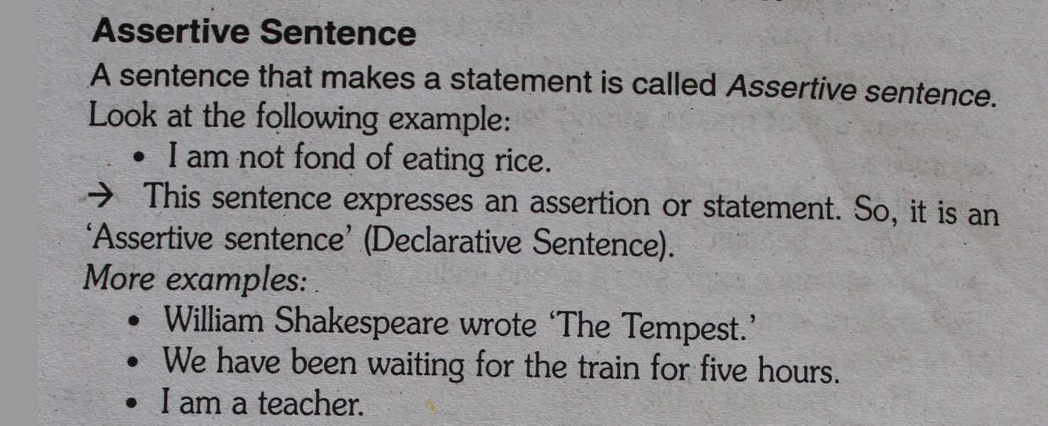 GOOD ENGLISH 1 SENTENCE ASSERTIVE INTERROGATIVE IMPERATIVE good-english-1-sentence-assertive-interrogative-imperative