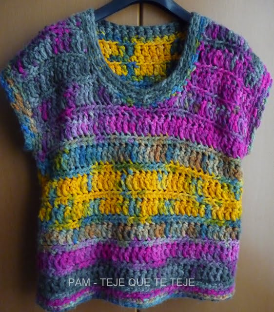 Como hacer chalecos de lana - Imagui