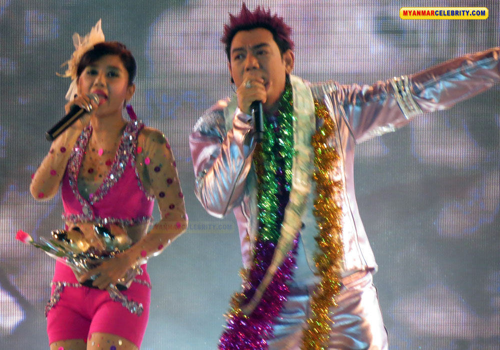 Yan Aung with Beautiful Myanmar Angels