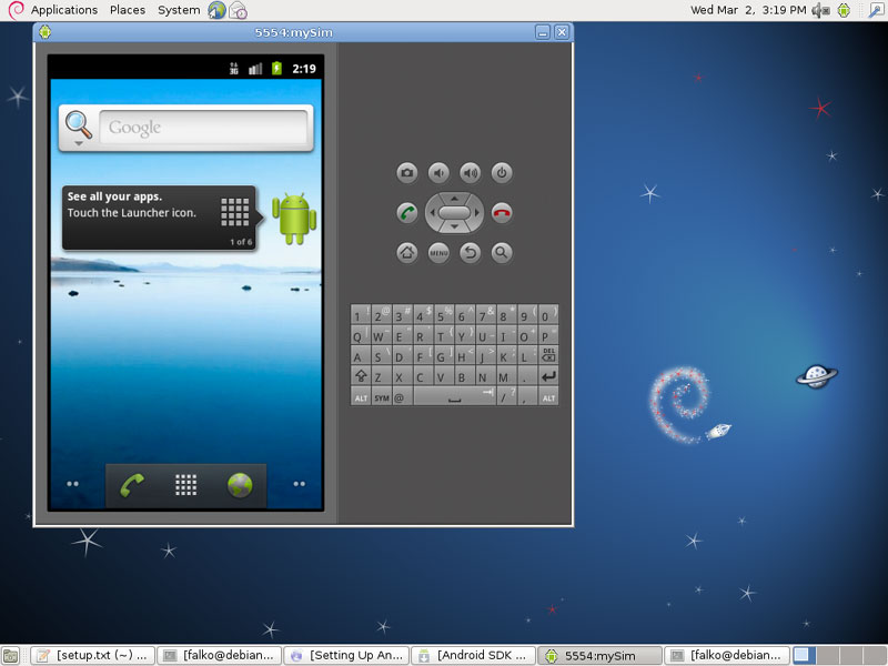 Środowisko developerskie Android z Eclipse, Android SDK oraz PhoneGap – Debian Squeeze ...