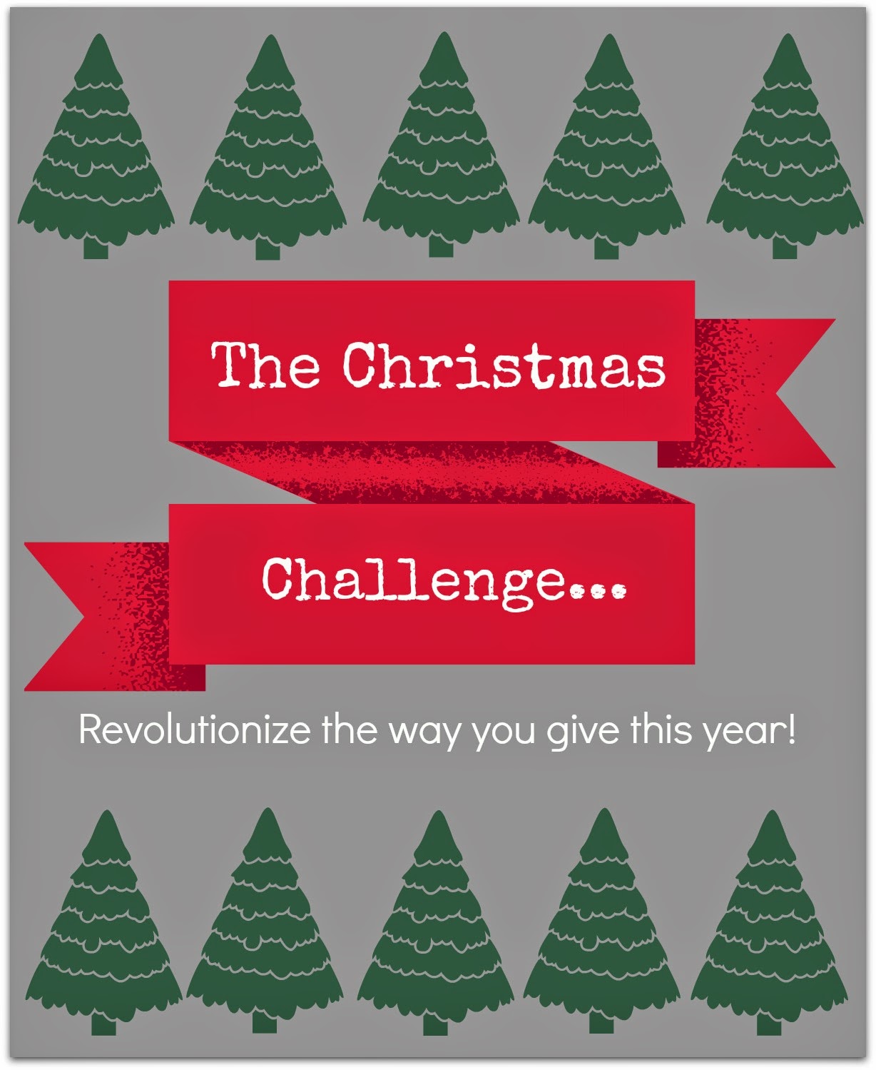 Our Life on a Budget...: The Christmas Challenge: Give as much as you spend