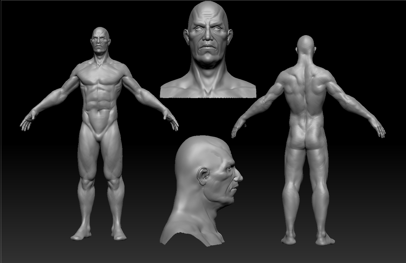 WIP character — polycount