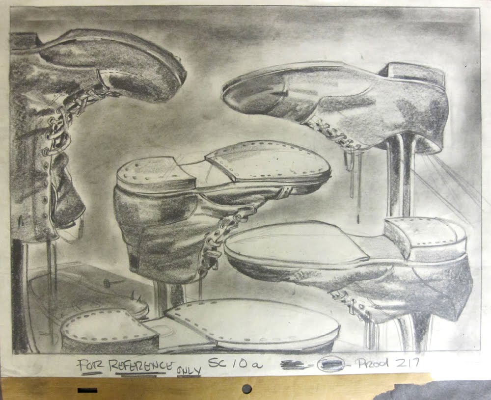 Cartoon Concept Design: The Peachy Cobbler 1950-ANIMATION LAYOUT Cartoon Concept Design: The Peachy Cobbler 1950-ANIMATION LAYOUT