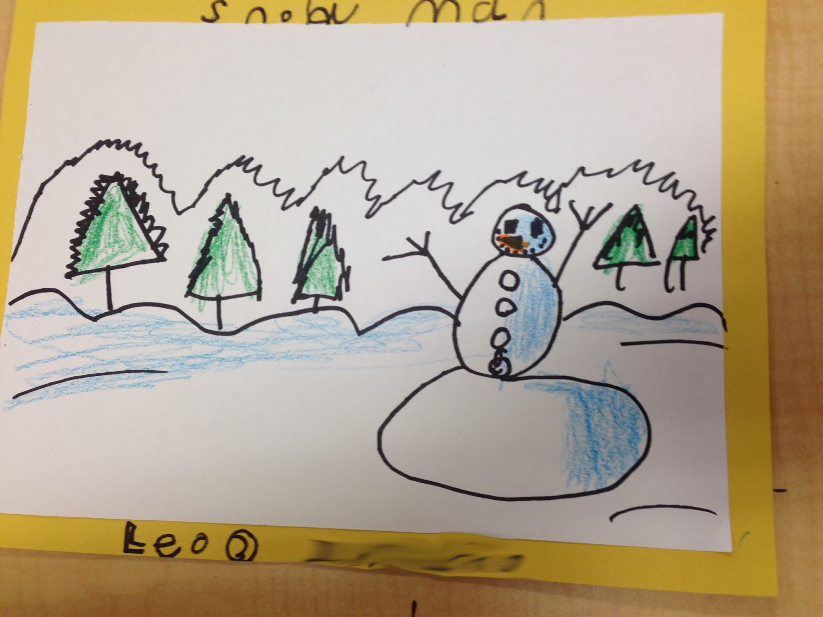 Mr.Kreutinger's Art Room!!!: 1st grade Winter Wax Resist!!!