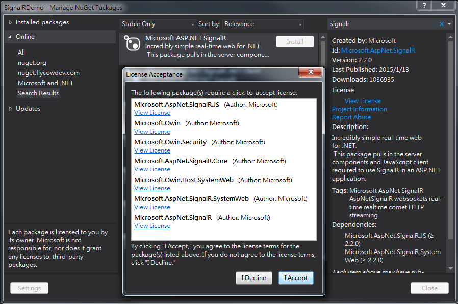 [AngularJS][SignalR] AngularJS 與 SignalR 實作 | Duran 研究筆記 - 微軟相關技術 - 點部落