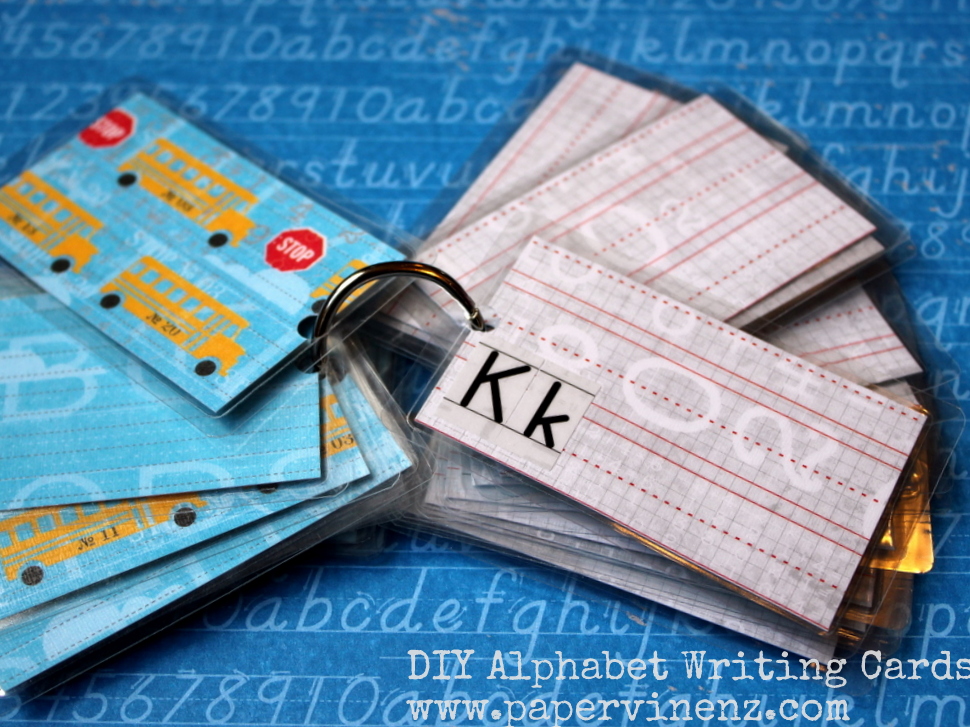 DIY Alphabet Writing Cards LYB PaperVine diy-alphabet-writing-cards-lyb-papervine