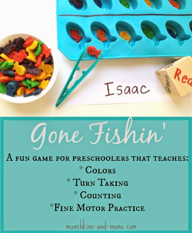 Pre-School “Gone Fishin’ Game” – Munchkins and Moms