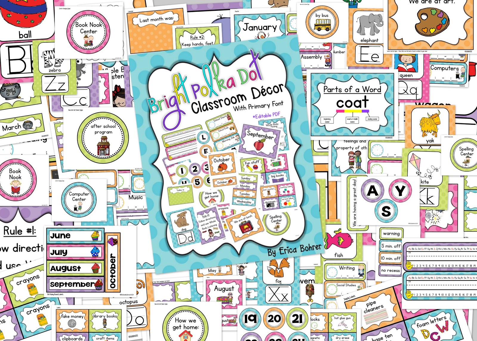 First Grade Classroom Decor & a Sale