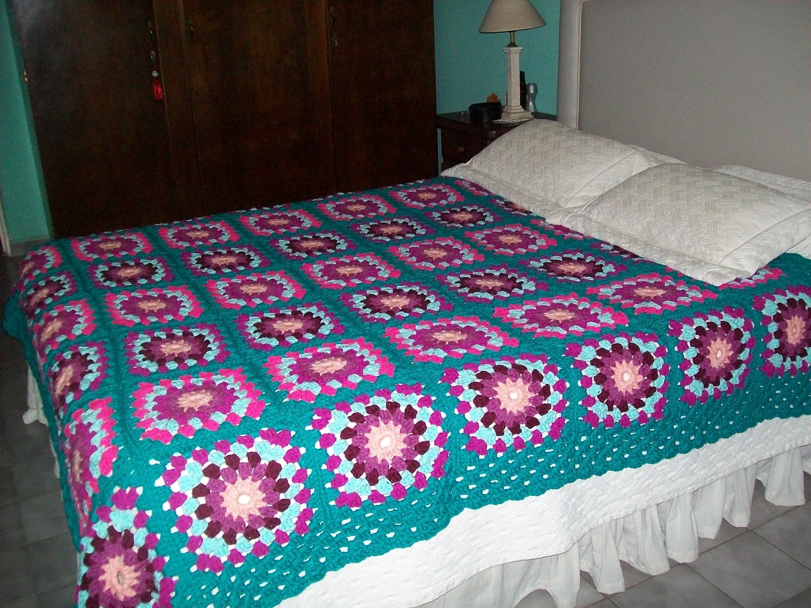 Tejidos a crochet colchas para cama - Imagui