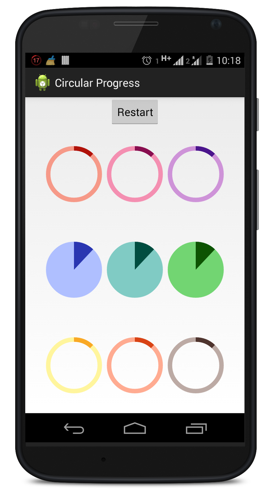 Tutorials Face: Circular Progressbar in Android Tutorials Face: Circular Progressbar in Android