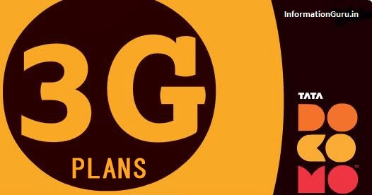 TATA DOCOMO 3G Internet Plans 2015 for Prepaid - Information Guru