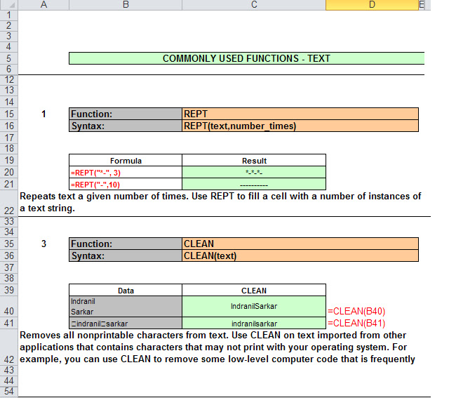 Technical Witch Craft: Excel Functions - TEXT functions Technical Witch Craft: Excel Functions - TEXT functions