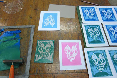 Mr. Bob's Middle & High School Art Room: Block Reduction Printmaking ...