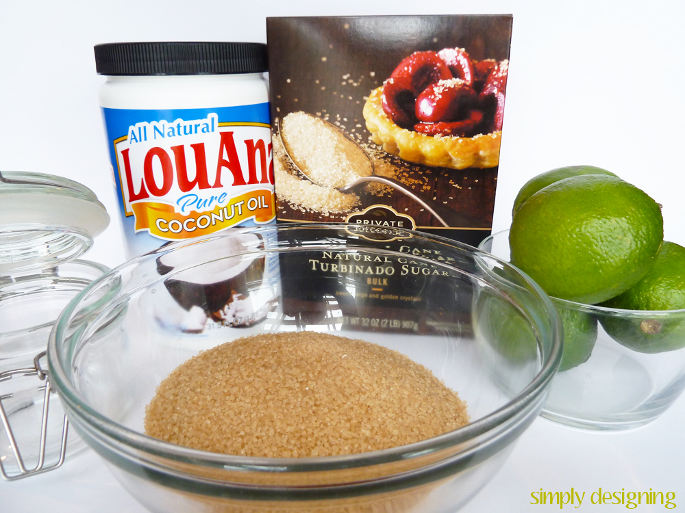 Raw Sugar Scrub Recipe Using Coconut Oil And Fresh Limes raw-sugar-scrub-recipe-using-coconut-oil-and-fresh-limes
