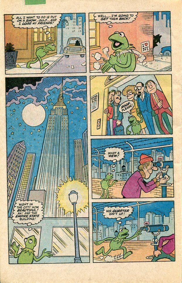 Vintage Kids' Books My Kid Loves: The Muppets Take Manhattan Comic Book